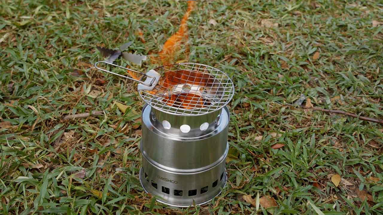 TOM SHOO Portable Camping Wood Stove Review - Outdoor Zone